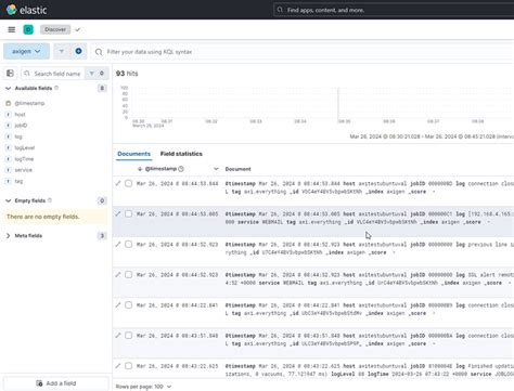 how to integrate kibana with elasticsearch for axigen logs