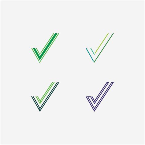 Check Mark Symbol And Logo Icon 35206977 Vector Art At Vecteezy