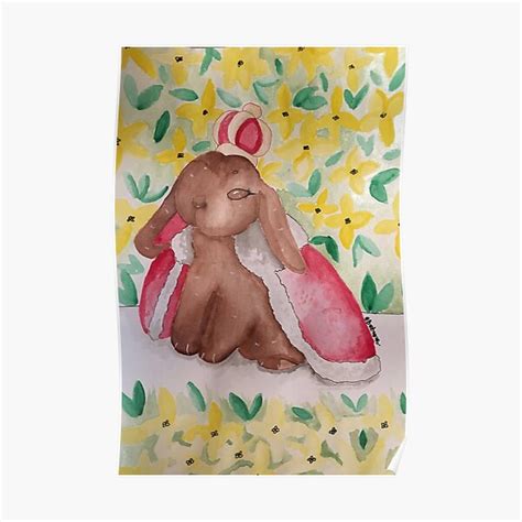 Royal Bun Bun Poster For Sale By Bre Bug 242 Redbubble