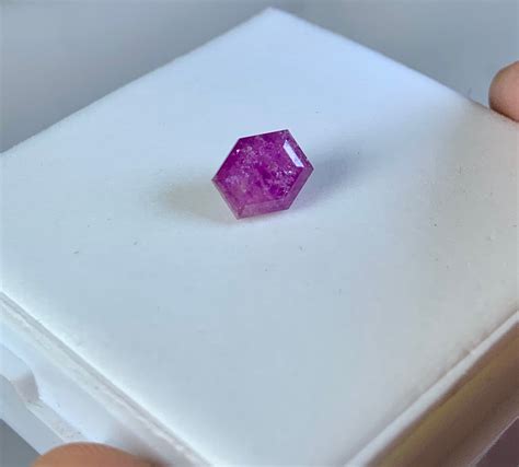 2 Carats Natural Trapiche Batakundi Kashmir Ruby Gemsvisor