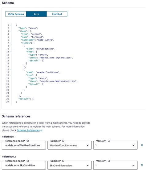 schema reference unknown type schema registry confluent community