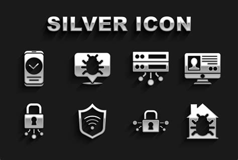 Set Shield With Wifi Wireless Create Account Screen House System Bug Cyber Security Server Data