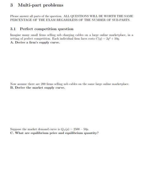 D Graph The Inverse Demand And Inverse Supply Curves Chegg Com