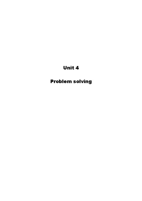 unit 4 problem solving unit 4 problem solving maths is about learning