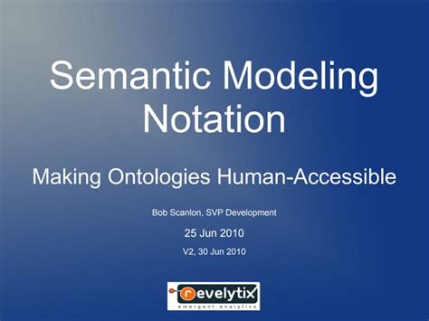 Semantic Modeling Notation Scanlon Semtech 2010 Pdf