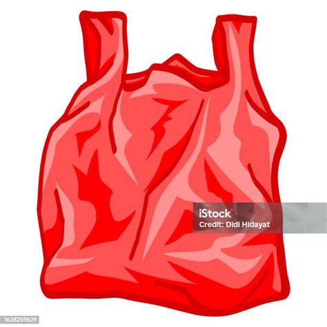 빨간 비닐 봉투 검정 그림 폴리에틸렌 식품 패키지 플라스틱 팩 용기 포장 폴리에틸렌 셀로판 벡터 그리기 비닐 봉지에 대한 스톡 벡터 아트 및 기타 이미지 Istock