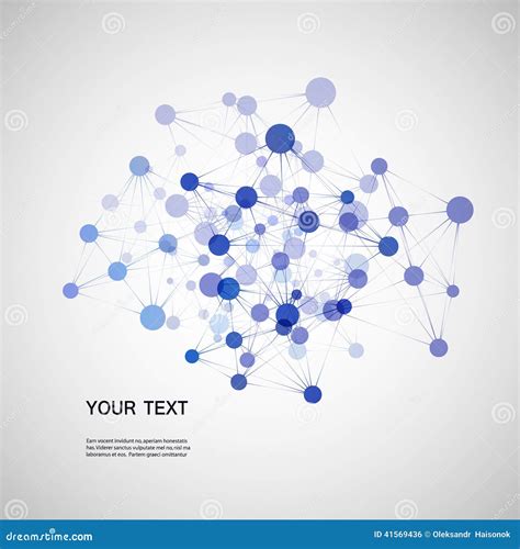 Vector Network Connection And Dna Eps10 Stock Vector Illustration Of Health Life 41569436