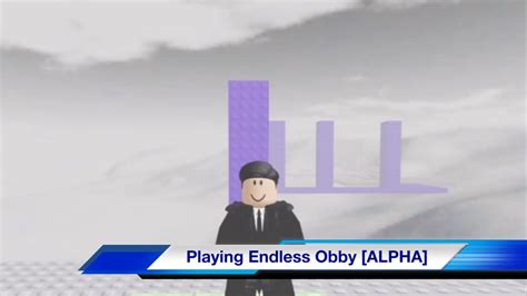 Playing Endless Obby Alpha Youtube