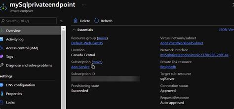 dns resolution with azure private endpoints and azure sql server roy