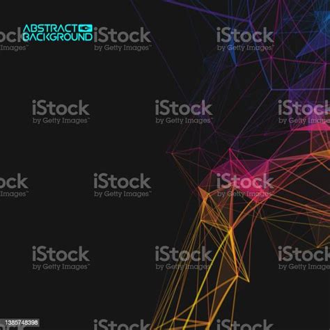 Colorful Data Abstract Infographic Data Sorting Color Flow Bigdata