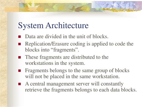 ppt erasure coding vs replication a quantiative comparison