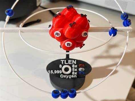 Oxygen Atom Model With Labels Remixed By Mb Yanuszka Makerworld Download Free 3d Models