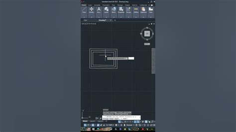 How To Use Offset Autocad Command Youtube