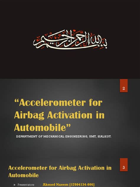 Accelerometer In Airbag Activation Pdf Accelerometer Airbag