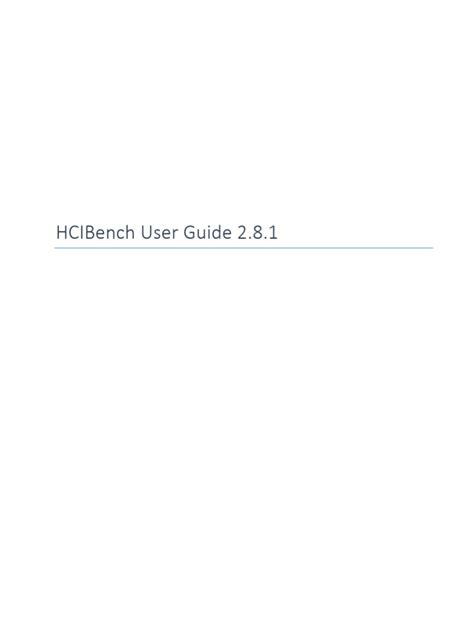 hcibench user guide 2 8 1 pdf ip address computer network