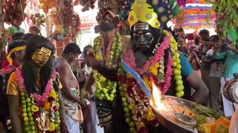 காளி ஆட்டம் ⁴ பள்ளிப்பத்து ஶ்ரீ முத்தாரம்மன் தசரா திருவிழா 2022 Youtube