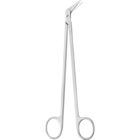 Surgical Grade Demartel Vascular Scissors Angled 45 Sharp Sharp 185 Mm
