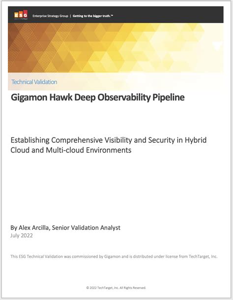 Esg Testing Validates Gigamon Hawk Deep Observability Pipeline Gigamon Blog