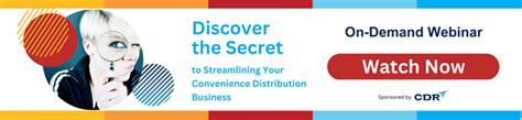 Convenience Distribution Industry Webinars Cdr Software