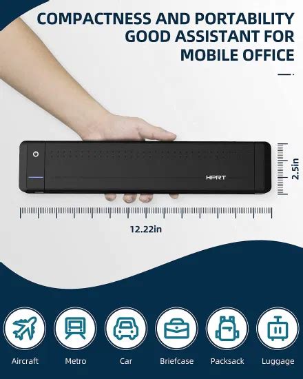 Basic Customization HPRT MT A Portable Mini BT Wireless Mobile Printer Photos Thermal A