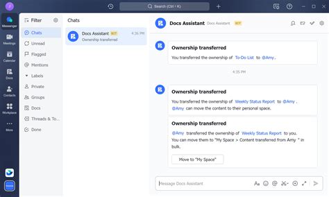 Transfer Document Ownership In Bulk