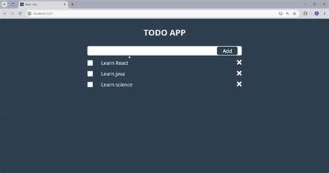 Akash Singh On Linkedin I Created A Very Basic Todo App Using React Js