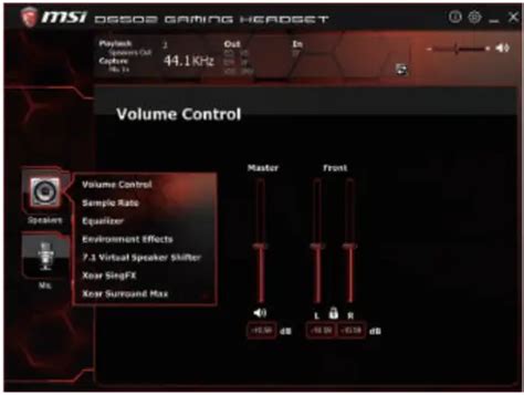 Msi Ds502 Gaming Headset User Guide