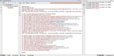 Android测试初探（四） Android Junit Test Runner与espresso框架 Paincker