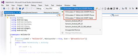 Visual Studio XAMARIN Android Builds Solution But Can T Deploy Vs Stack Overflow