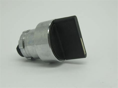 Telemecanique Zb4bd2 22mm Push Button Selector Switch 2 Position Black