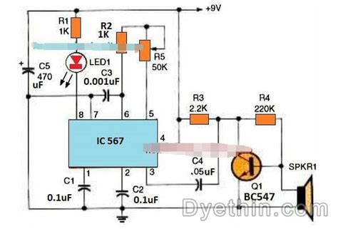 Simple And Useful Ultrasonic Transmitter And Receiver Circuit Dyethin