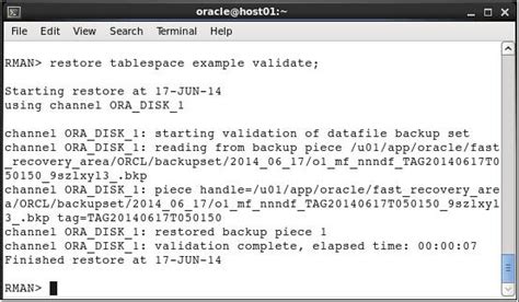 Performing Backup And Recovery