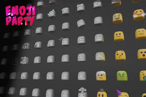 Emoji Party D Characters Unity Asset Store