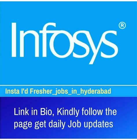 Jobs In Infosys For Freshers