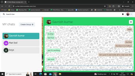 Gavnish Kumar On Linkedin Mernstack Socketio Realtimechat