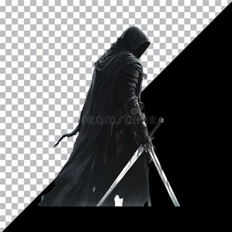 Dark Assassin Character Vector By Midjourney Perfect For Gaming