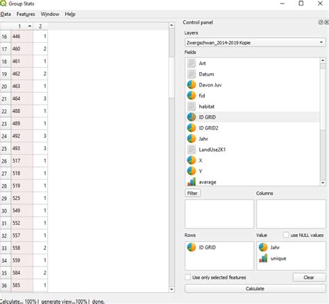 Field Calculator Qgis Get Number Of Unique Values Within Geometry Of