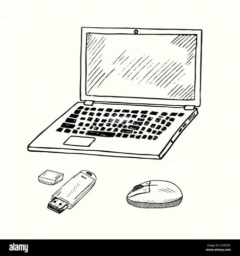 Usb Flash Drive Drawing Hi Res Stock Photography And Images Alamy