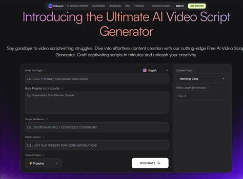 How To Generate Video Scripts With Ai