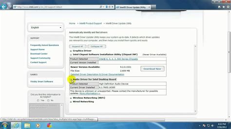 Tech Support How To Run Intel Driver Update Utility Youtube