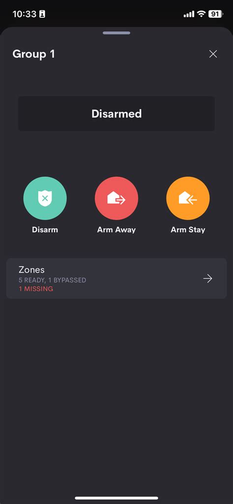 ajax security system native lcd