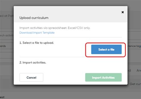 Importing Activities Batch Import Suitable