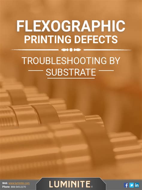 Flexographic Printing Defects Troubleshooting By Substrate Pdf