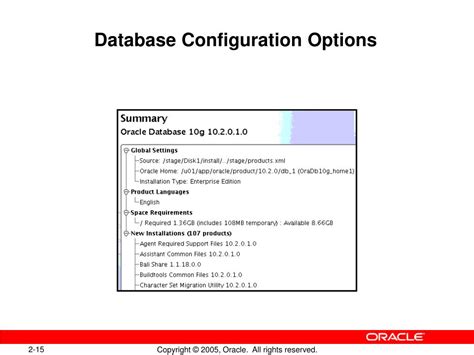 Ppt Installing The Oracle Database Software Powerpoint Presentation Free Download Id 5748700