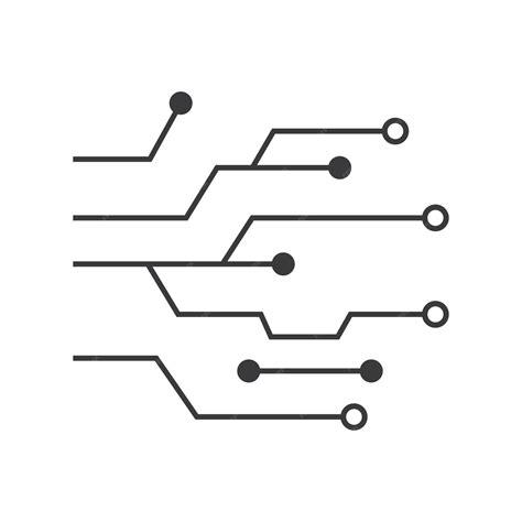 Premium Vector Circuit Line Icon