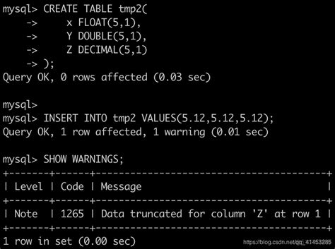Mysql数据类型——数字类型（整型、浮点型、bit型）51cto博客mysql 浮点型