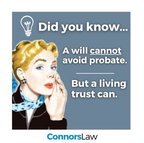 A Will Cannot Avoid Probate But A Living Trust Can 😮 😮 😮 Another Reason To Have A Trust