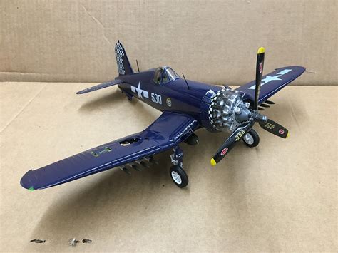 F4u1d Corsair Aircraft Plastic Model Airplane 132 Scale