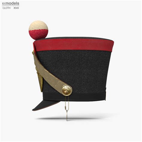 French Napoleonic Shako Hat 3d Model Download Hats On