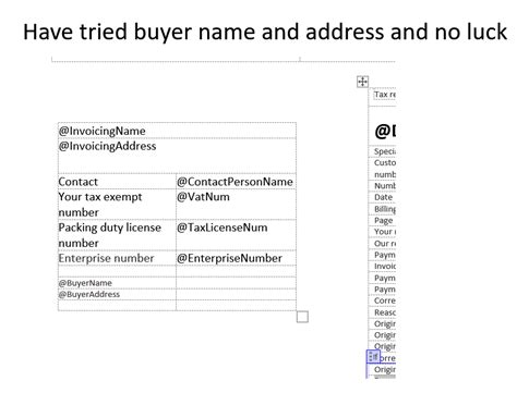 Free Text Invoice Help Docentric Forum